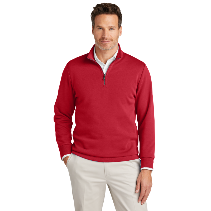 Six Flags Brooks Brothers® Double-Knit 1/4 Zip Shirt – Six Flags ...